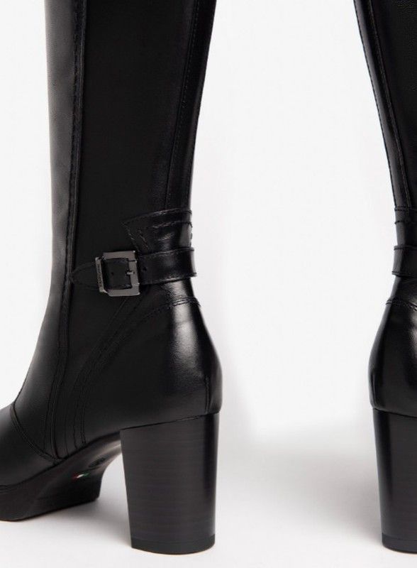 Botas Y Botines Nero Giardini 5710 piel negro — Calzados dima