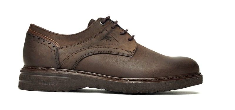 Zapatos Fluchos 1240 nobuk marrón — Calzados dima